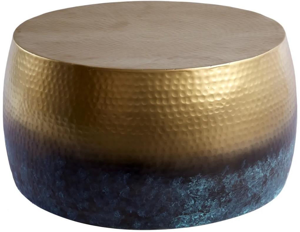 OnaDnes -20% Moebel Living Zlatý konferenční stolek Marteau III. 60x60 cm