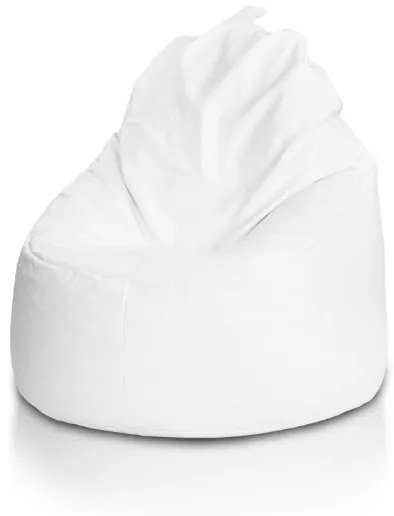 Sedací vak Yoko ekokůže / polyester TiaHome - čierna