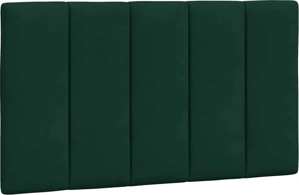 Postel s matrací Hanko tmavě zelená 90 x 200 cm samet 3208577
