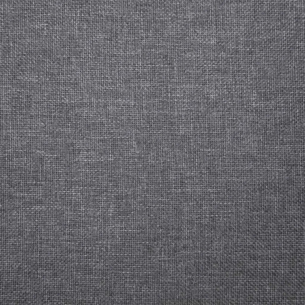 Lavice 139,5 cm světle šedá polyester 281335