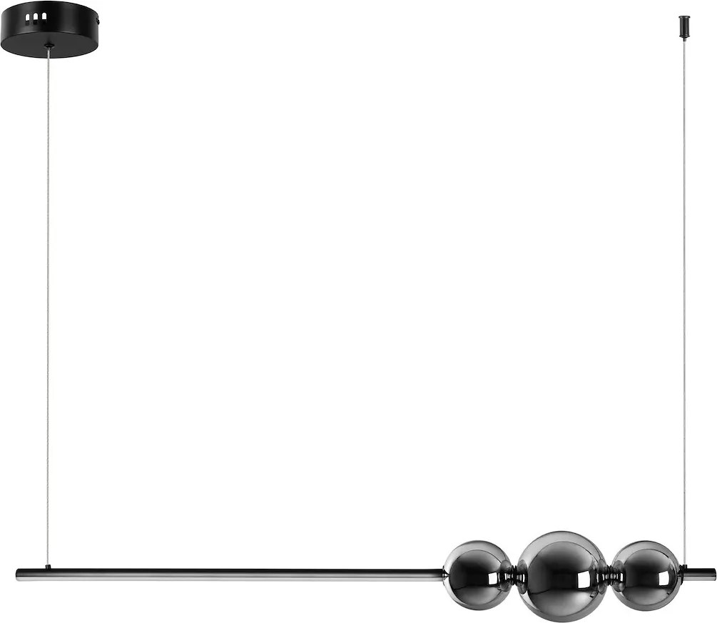 Závěsné LED svítidlo Kugel, 1x LED 30w, 4000k, b/g