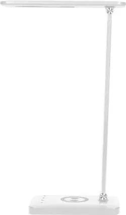 ORNO WIRLE LED 7W stolní lampa s indukční nabíječkou a USB, bílá