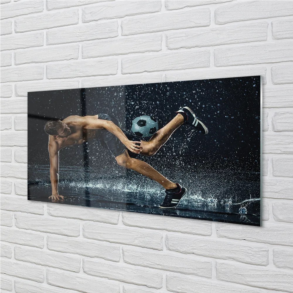 akrylový obraz Míč Rain Man 140x70 cm