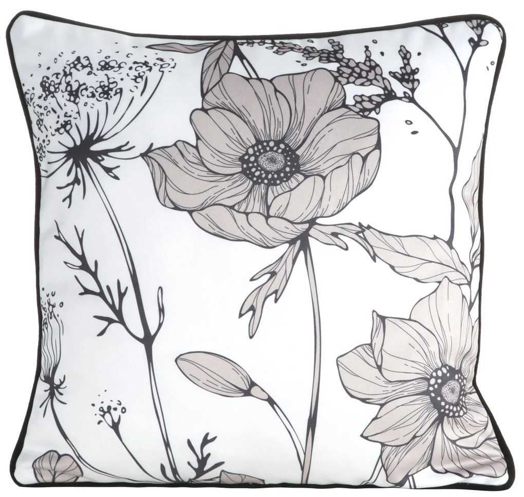 DEKORAČNÍ POVLAK NA POLŠTÁŘ PREMIUM AGNES 45X45 CM KVĚTY