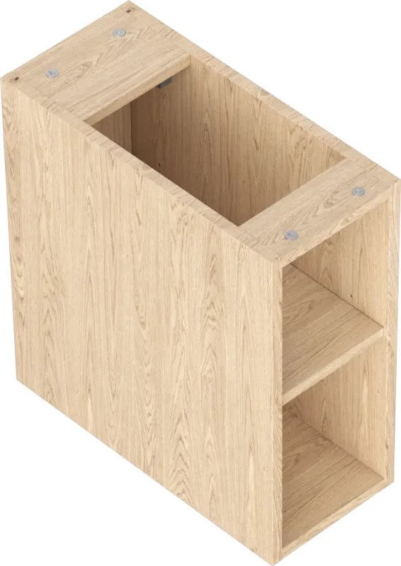 Mexen Box-A, otevřená skříňka s policí 20 cm, dub, 91AX2-0200-470-0-81
