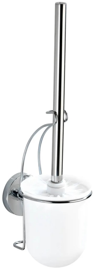 WENKO WC štětka BEZ VRTÁNÍ VacuumLoc MILAZZO lesklá 34x10x13 cm