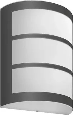 Philips Python 6W antracit / LED venkovní nástěnné svítidlo / 450lm /