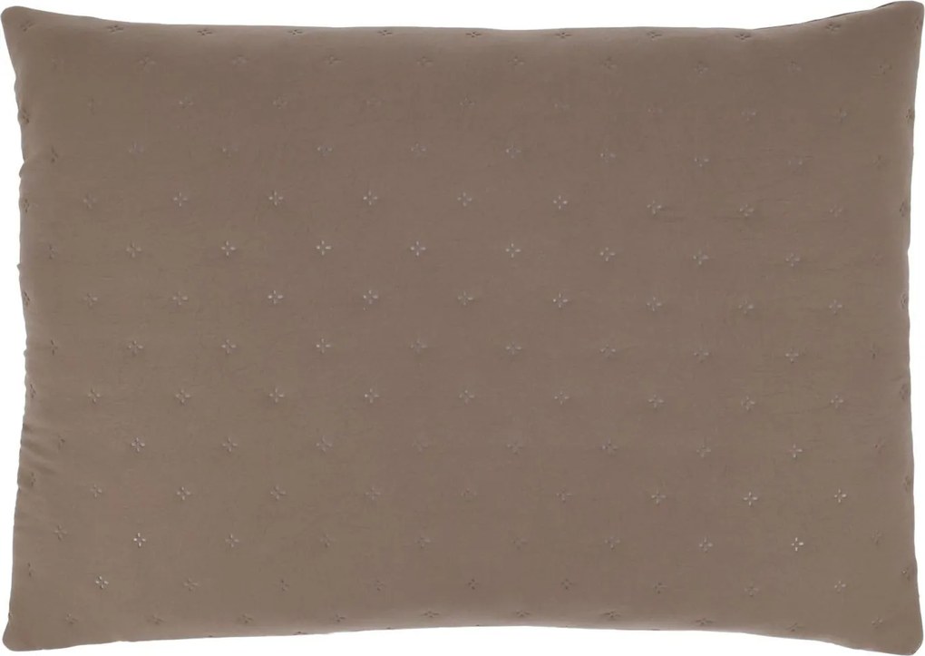 Měkký hnědý povlak na polštář Aix Soft – 70*50 cm