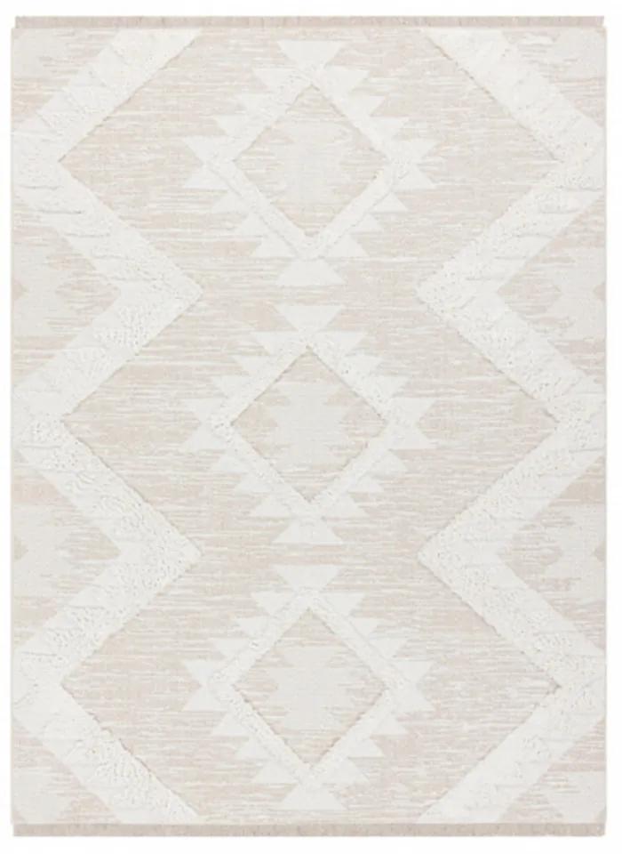 Kusový koberec Romba krémový 155x220cm