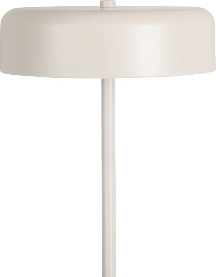 Béžová stojací lampa s kovovým stínidlem (výška 140 cm) Riqueza Palo – Leitmotiv
