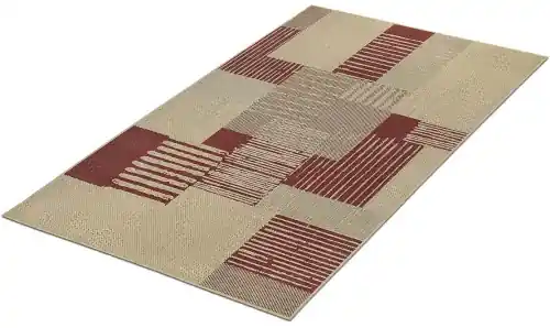Koberce Breno Kusový koberec SISALO 706/O44P, Červená, Vícebarevné, 67 x  120 cm | BIANO