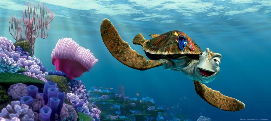 AG Design Hledá se Nemo Disney želva - papírová fototapeta
