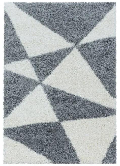 Vopi | Kusový koberec Tango shaggy 3101 grey - 240 x 340 cm