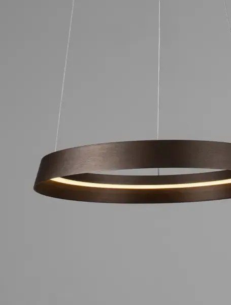 LED stmívatelné kávavé designové svítidlo Ormi
