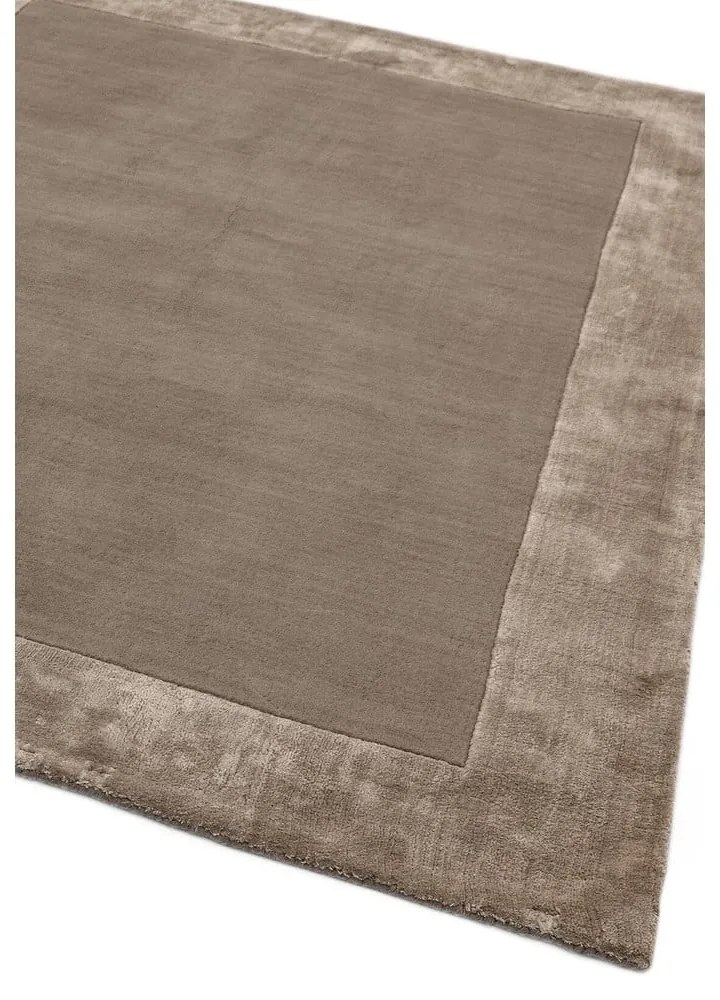 Hnědý ručně tkaný koberec s příměsí vlny 120x170 cm Ascot – Asiatic Carpets