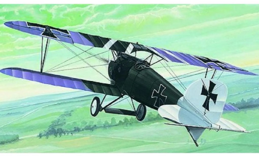 Model Albatros D3 15,4x19,2cm v krabici 31x13,5x3,5cm
