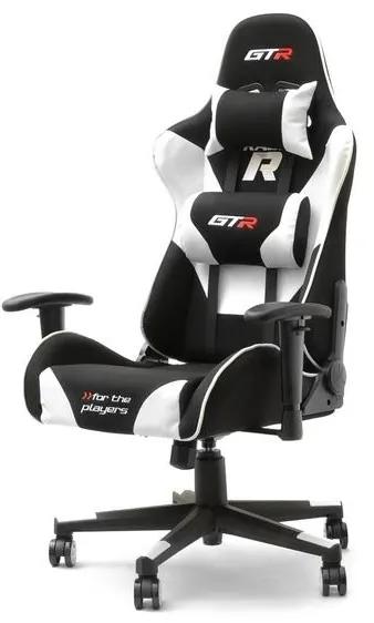 Medo Kancelářská židle RACER GTR černobílá