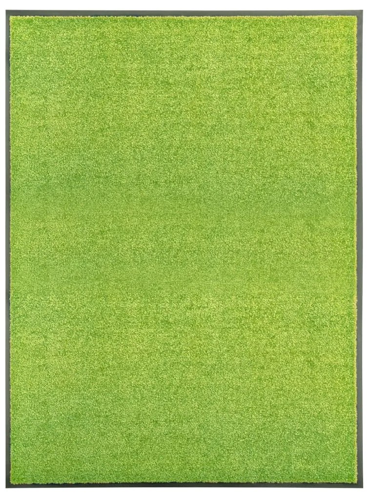 Rohožka pratelná zelená 90 x 120 cm 323430