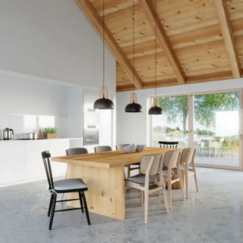 Lustr SOLLUX Casco E27 1x60W bez zdroje SL.0390 přírodní dřevo a ocel černá