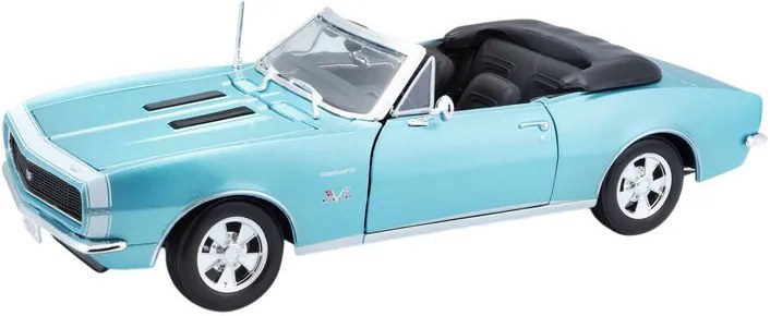 Maisto chevrolet camaro ss 396 1967 1:18 tyrkysová