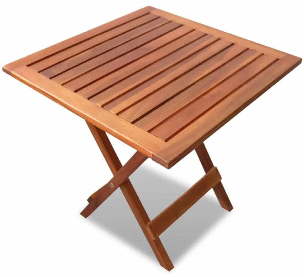 Zahradní odkládací stolek akáciové dřevo Dekorhome