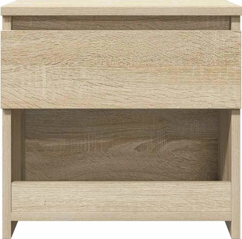 vidaXL Noční stolky 2 ks 40 x 30 x 39 cm kompozitní dřevo [803460] Barva: šedá sonoma