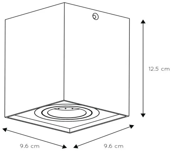 Lucide 22953/01/31 - Bodové svítidlo TUBE 1xGU10/50W/230V bílá