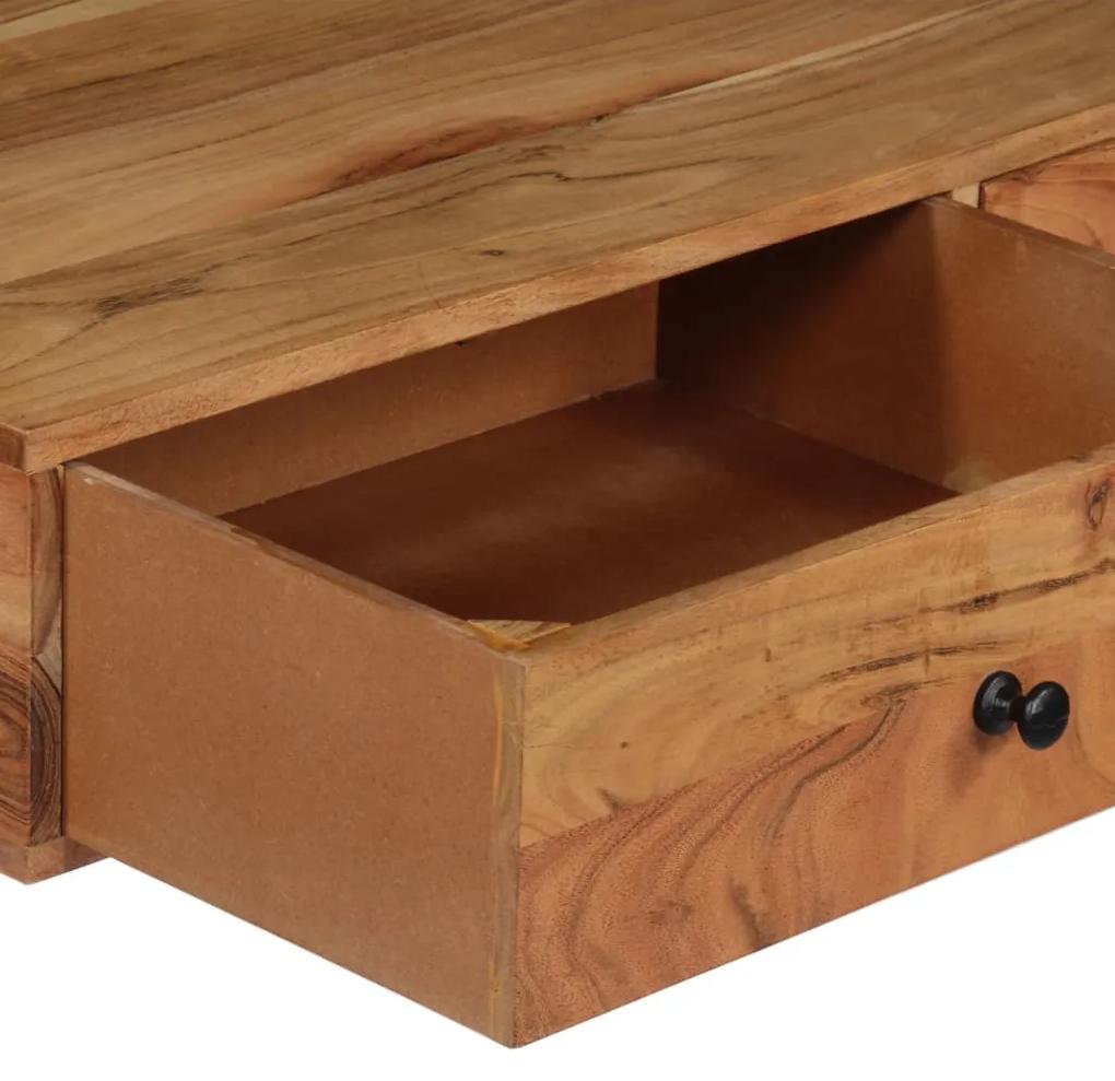 vidaXL Nástěnný psací stůl 90 x 40 x 170 cm masivní akáciové dřevo
