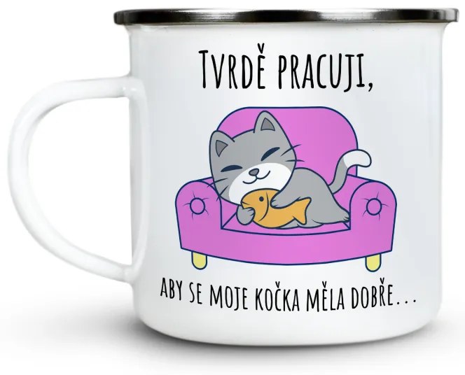 Ahome Ahome CZ Plecháček Tvrdě pracuji. Barevná kočka 300 ml