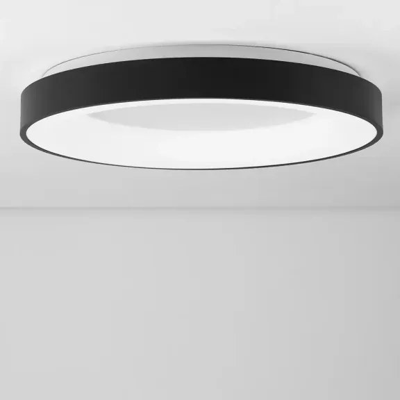 Stropní svítidlo LED se stmíváním Rando Thin 60 4000K černé