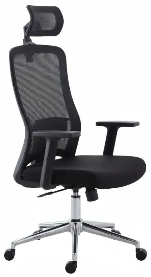 Kancelářská ergonomická židle Neoseat ZENA — síť / látka, černá, nosnost 150 kg