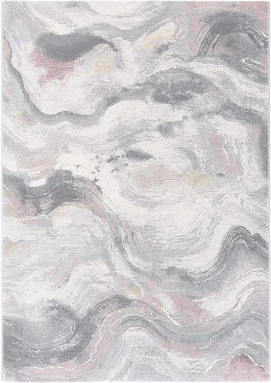 Moderní kusový koberec Ragolle Argentum 63717 6797 Abstraktní šedý Rozměr: 240x330 cm