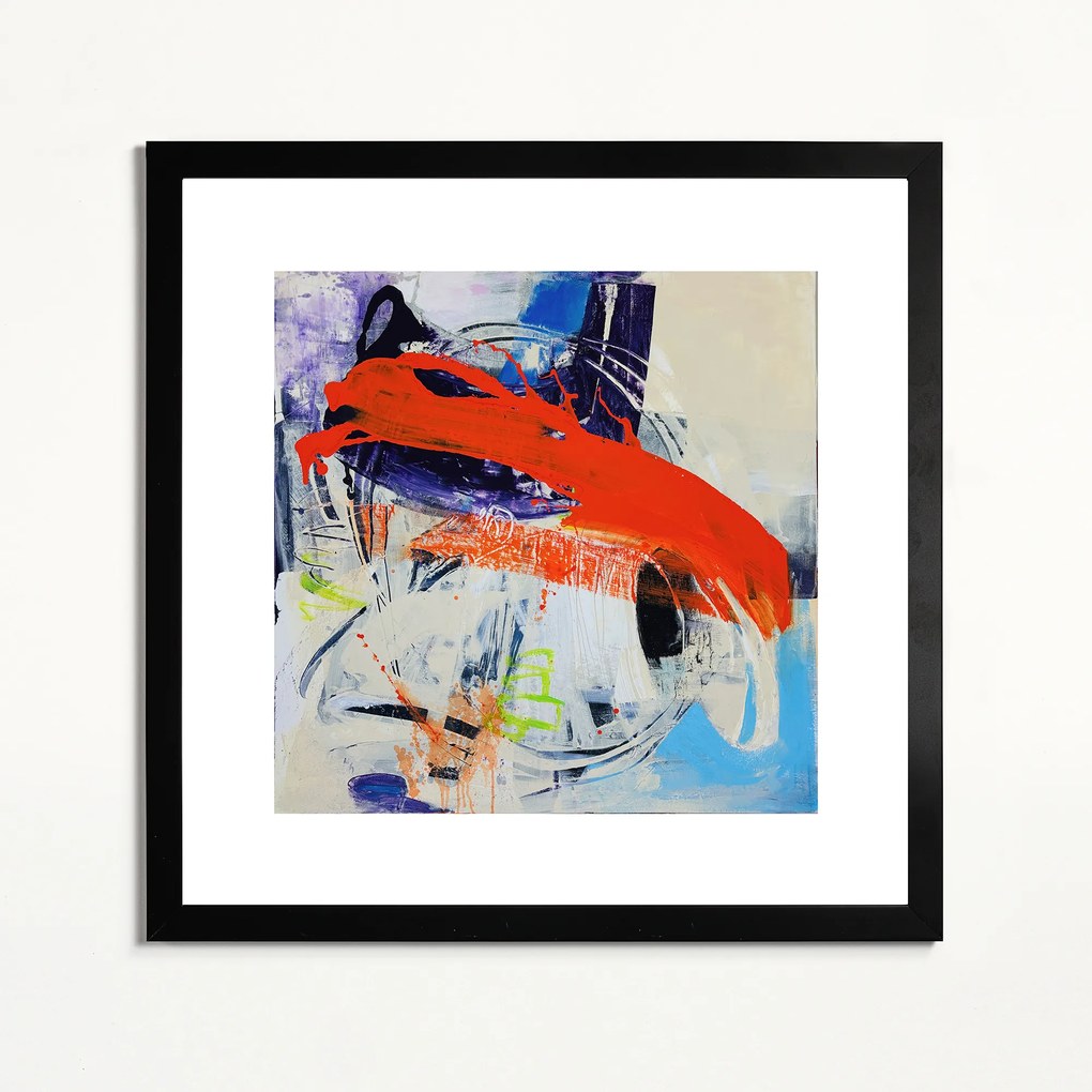 Evgeniya Zolotareva | Spectrum of Dissonance Rám: Dubový, Velikost: 40 x 40 cm