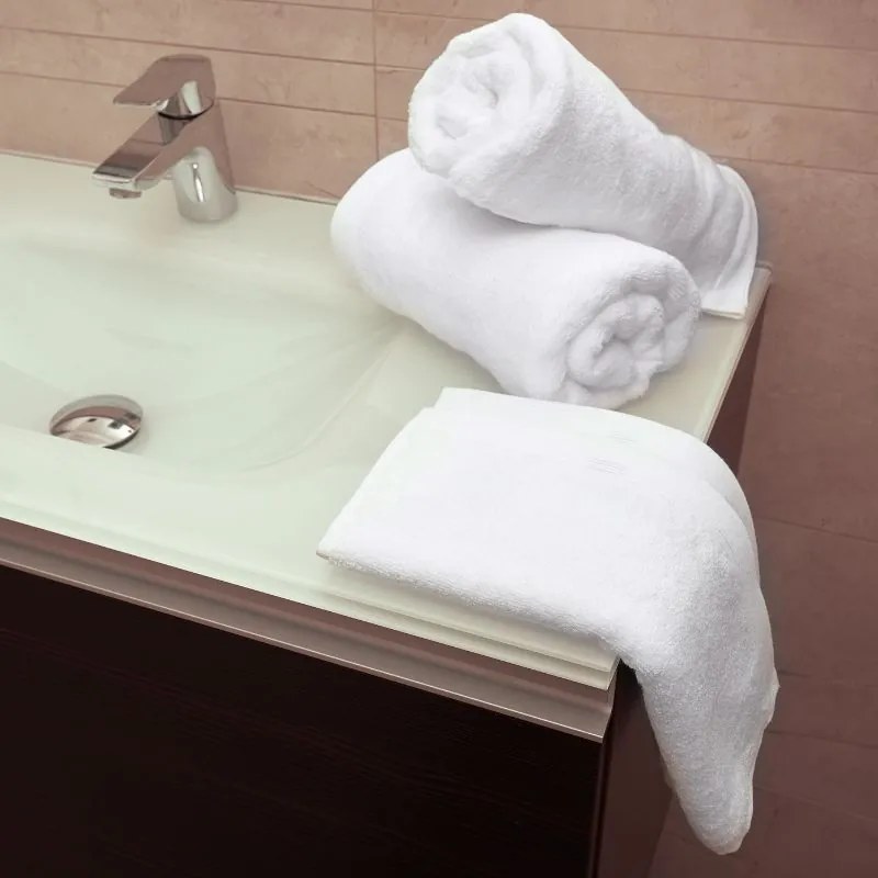 SCANquilt modalový ručník MODAL SOFT bílá žínka 15 x 21 cm