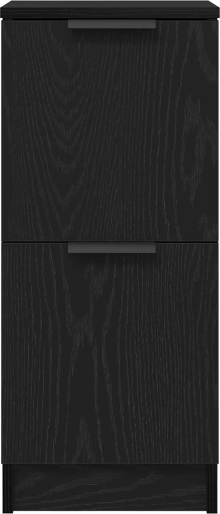 Servírovací skříň 3 ks Černý dub 120 x 30 x 70 cm 3332500