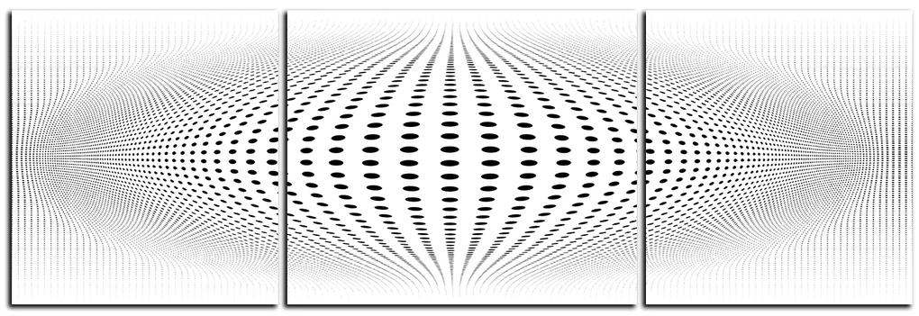 Obraz na plátně - Abstraktní geometrická sfera - panoráma 5218C (120x40 cm)