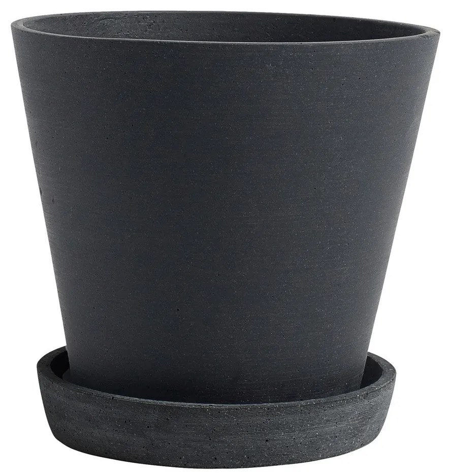 HAY Květináč Flowerpot L, Black