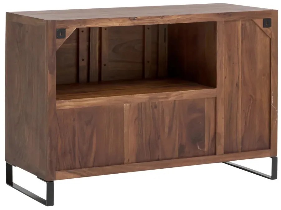 furniture-nabytek.cz - Masivní koupelnová sestava Sidora Dark I z akáciového dřeva, lakovaná, hnědá
