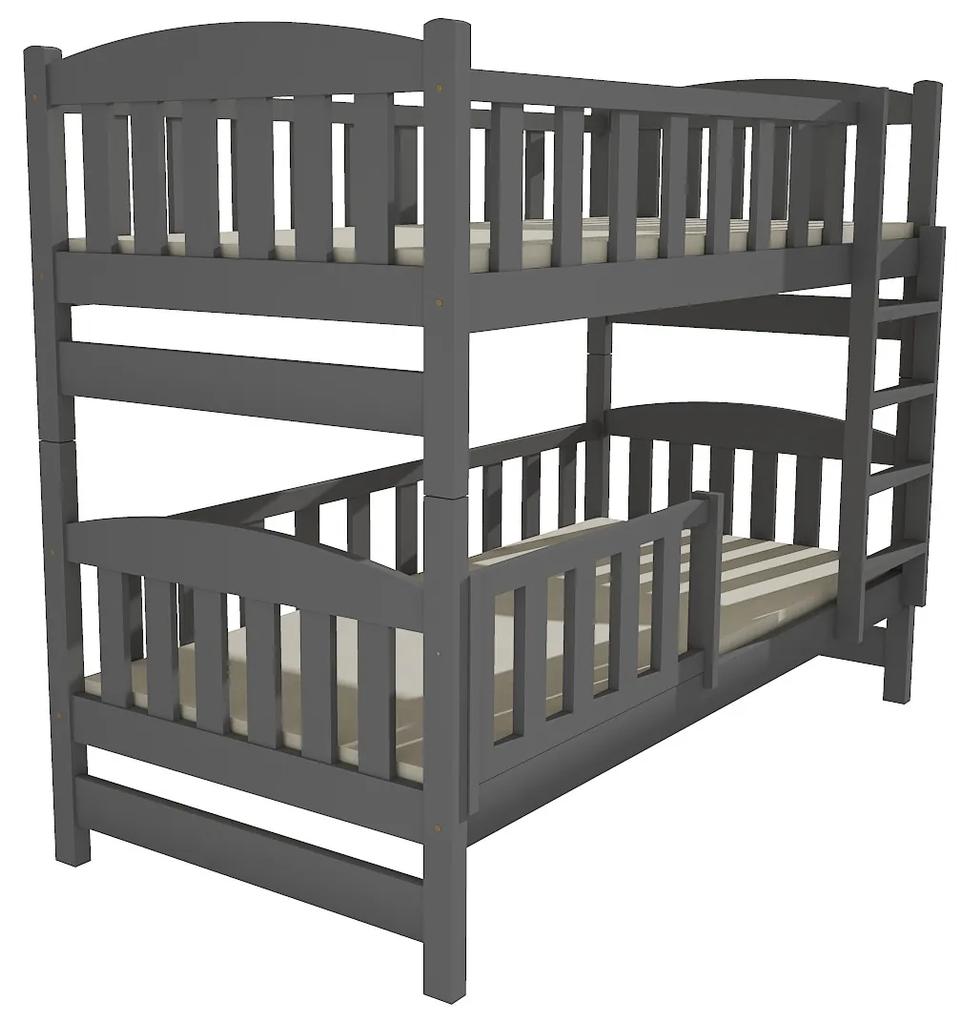 Patrová postel PP 013 90 x 190 cm- šedá
