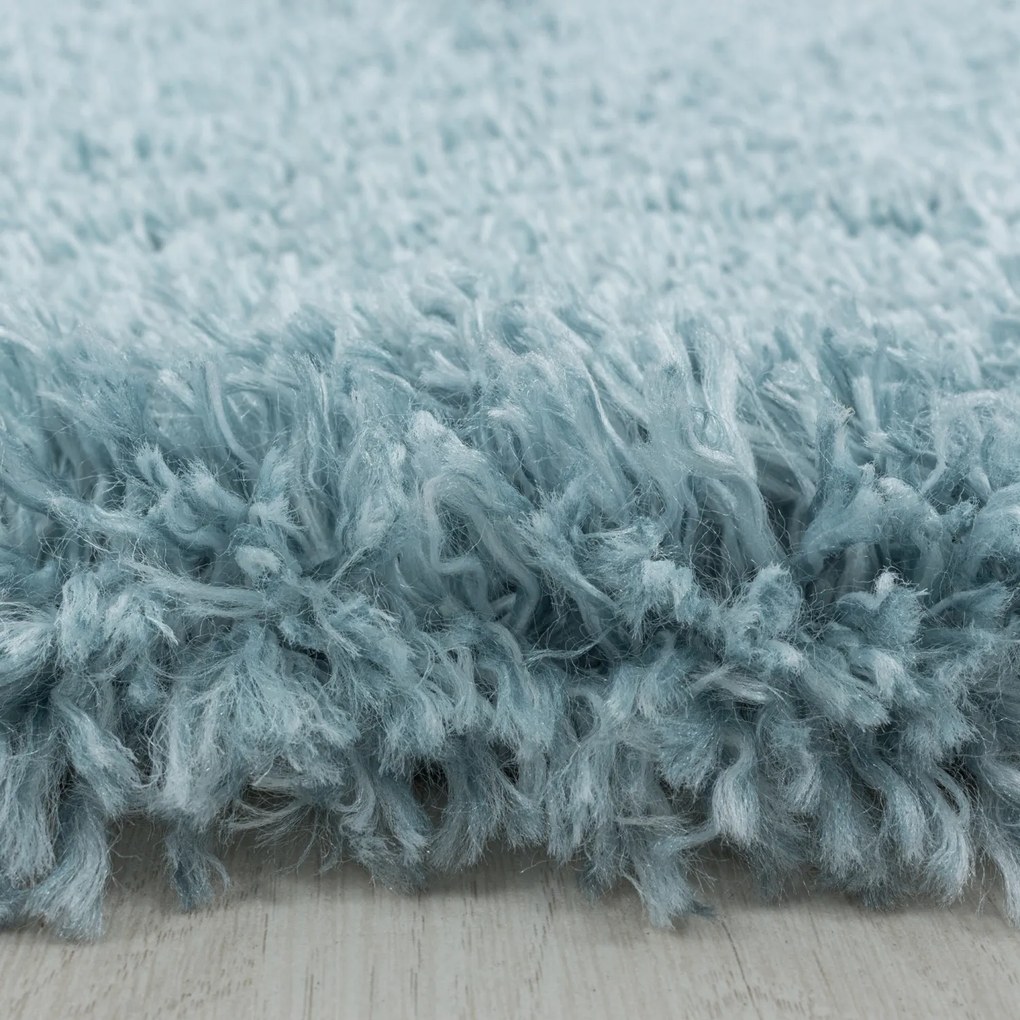 Ayyildiz koberce Kusový koberec Fluffy Shaggy 3500 blue kruh - 80x80 (průměr) kruh cm