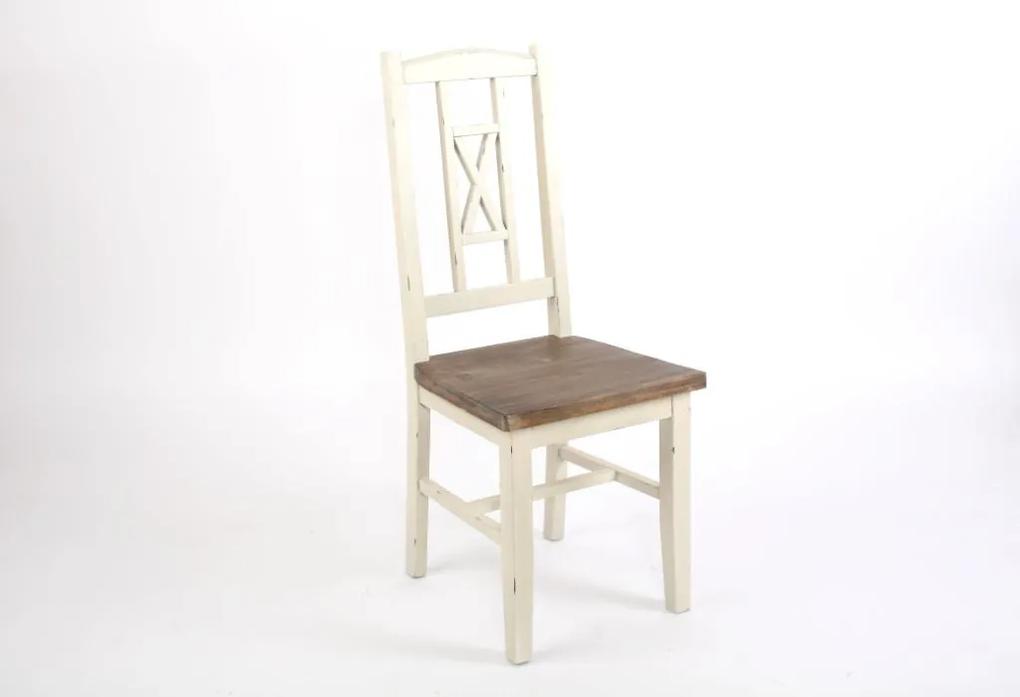 Židle "WHITE OLD" 44x44x98cm