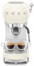 SMEG 50's Retro Style pákový kávovar na Espresso / Cappuccino 15 barů 2 šálky krémový ECF02CREU