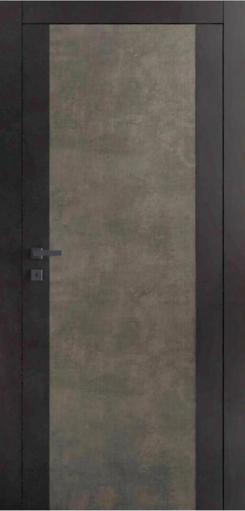 Interiérové dveře vasco doors NERO beton Průchozí rozměr: 60 x 197 cm, Orientace dveří: Pravé dveře