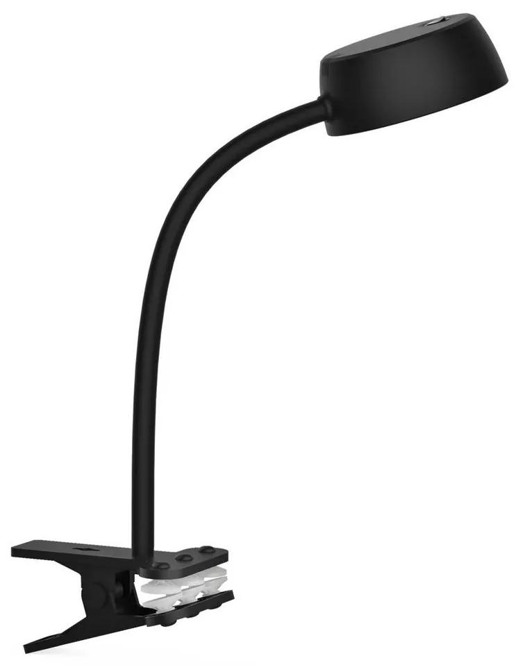 Top Light | Top Light - LED Stolní lampa s klipem OLIVIA KL C LED/4,5W/230V černá | TP1645