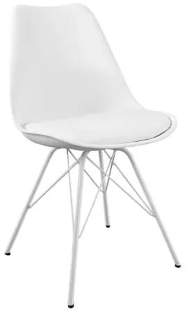 Inviro Jídelní židle DORO DSR, bílá/bílá