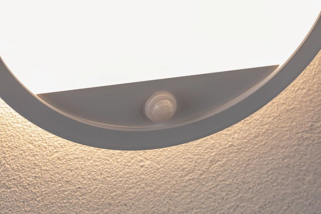 P 94662 LED venkovní panel Lamina vč. pohybové čidlo IP44 kruhové 280mm 3000K 14,5W 230V bílá umělá hmota - PAULMANN