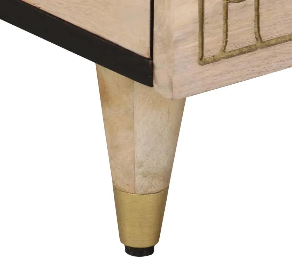 vidaXL Konferenční stolek 80 x 50 x 40 cm masivní mangovníkové dřevo [358253]