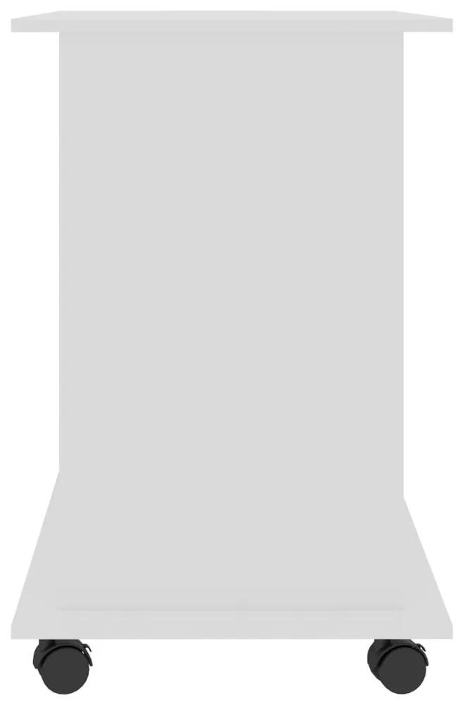 Petromila Počítačový stůl bílý 80 x 50 x 75 cm dřevotříska