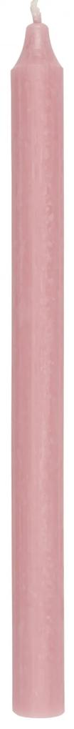 IB LAURSEN Svíčka Rosé 29 cm, růžová barva, vosk