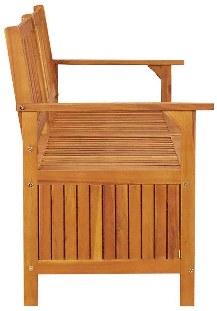 Úložná lavice 170 cm masivní akáciové dřevo,  316744